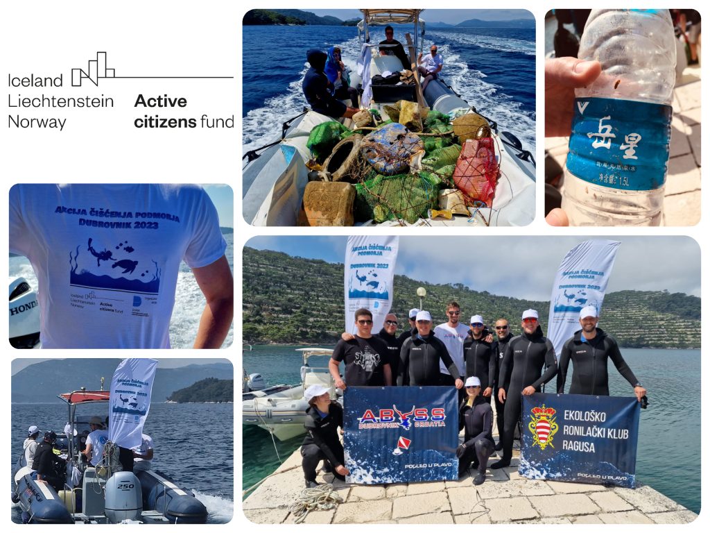 ACTIVE CITIZENS FUND - Ekološka akcija čišćenja podmorja na Jakljanu - Dura